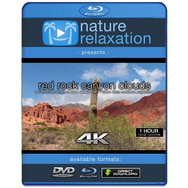 "Red Rock Canyon Clouds" 1 HR Fixed-Angle Nature Video 4K – Nature ...